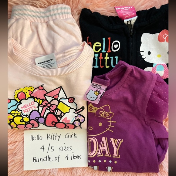 Hello Kitty | Matching Sets | Hello Kitty Girls Bundle Lot Of 4 Items ...